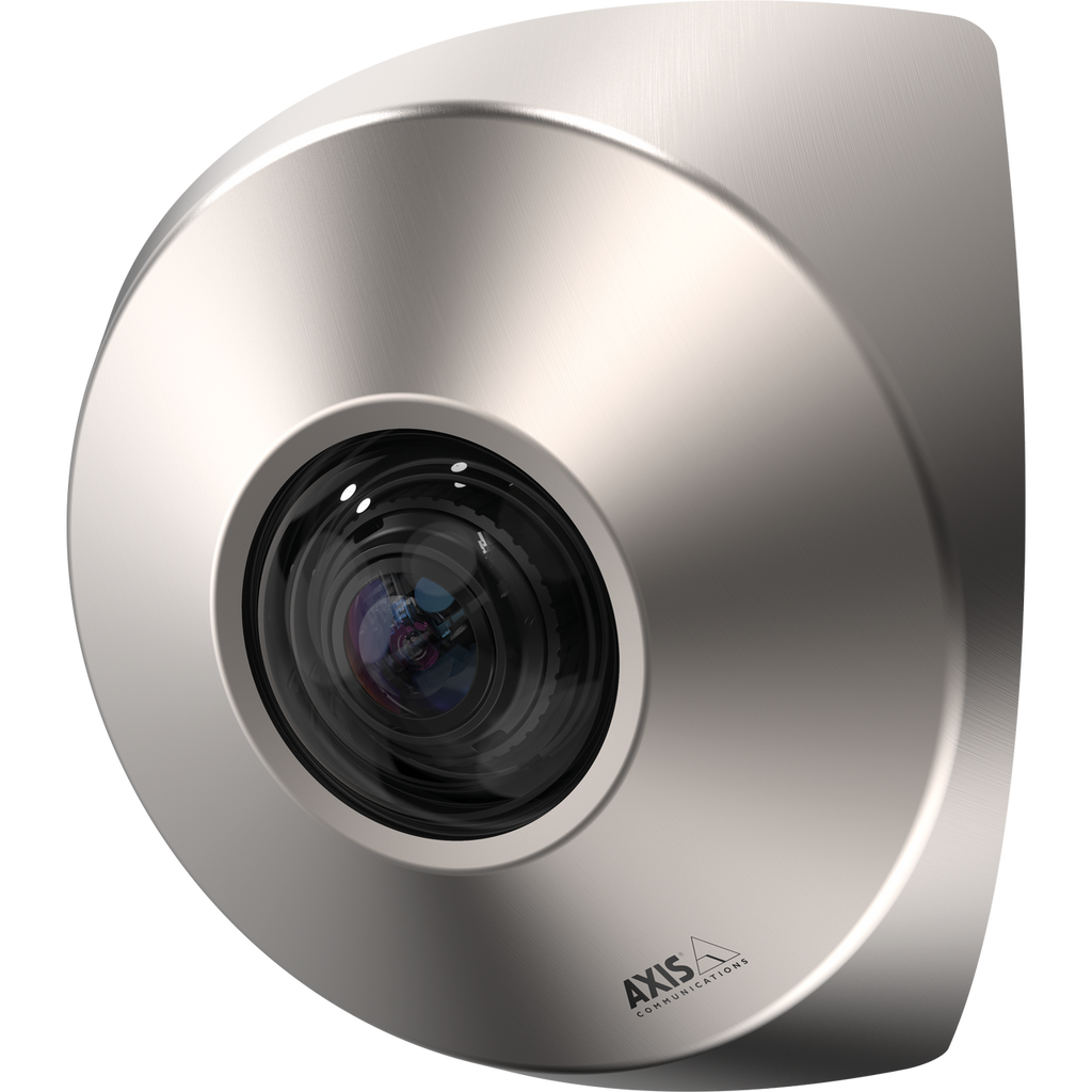AXIS P9106-V BRUSHED STEEL Full coverage from any corner