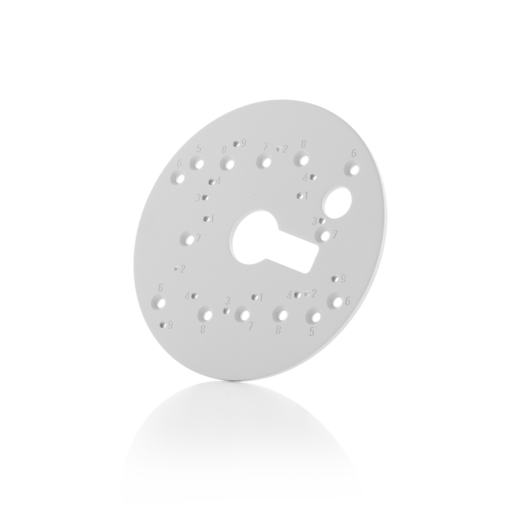 Arecont Vision AV-EBAR-W Round Electrical Box Adapter Plate for Surrou