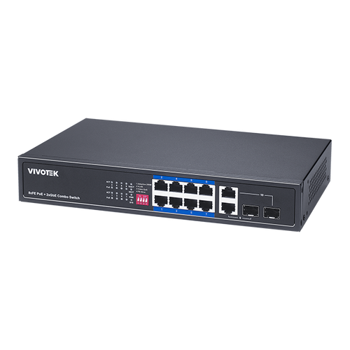 Vivotek AW-FGT-100P-110 10 Ports Unmanaged PoE Switch