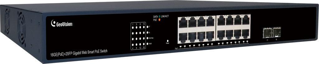 Geovision GV-APOE161C (140-APOE161-C01U) 16-port Gigabit 802.3at+ 2 SF