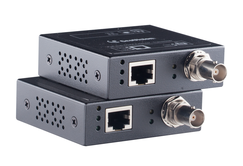 Geovision GV-POC0100 1-Port 10/100 Mbps Base T(X) BNC PoE over Coaxial