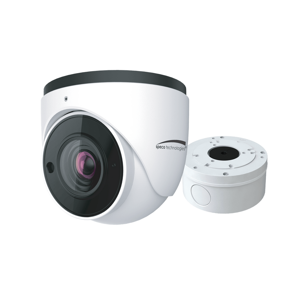 Speco Technologies O4VT1M 4MP H.265 IP Turret Camera with IR, 2.8-12mm