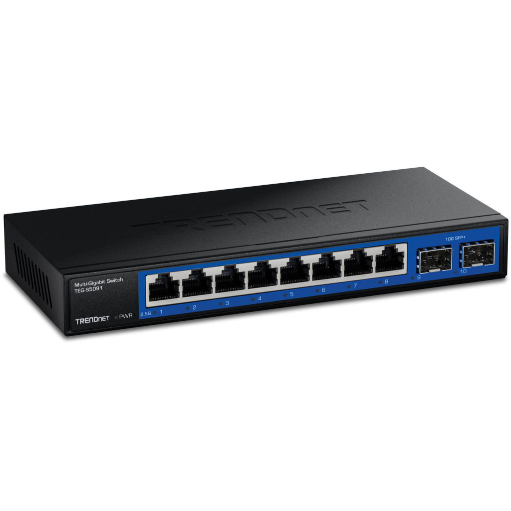 TRENDnet TEG-S5091 9-Port 2.5G Unmanaged Switch with 10G SFP+ Port