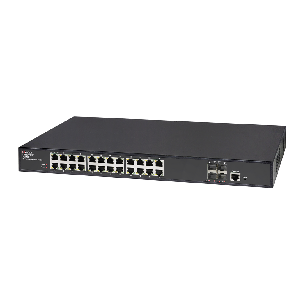 Vigitron Vi30132 24 Port MaxiiNet™ 24 UTP-1G, 4 Port Fiber 1G/2.5G/10G