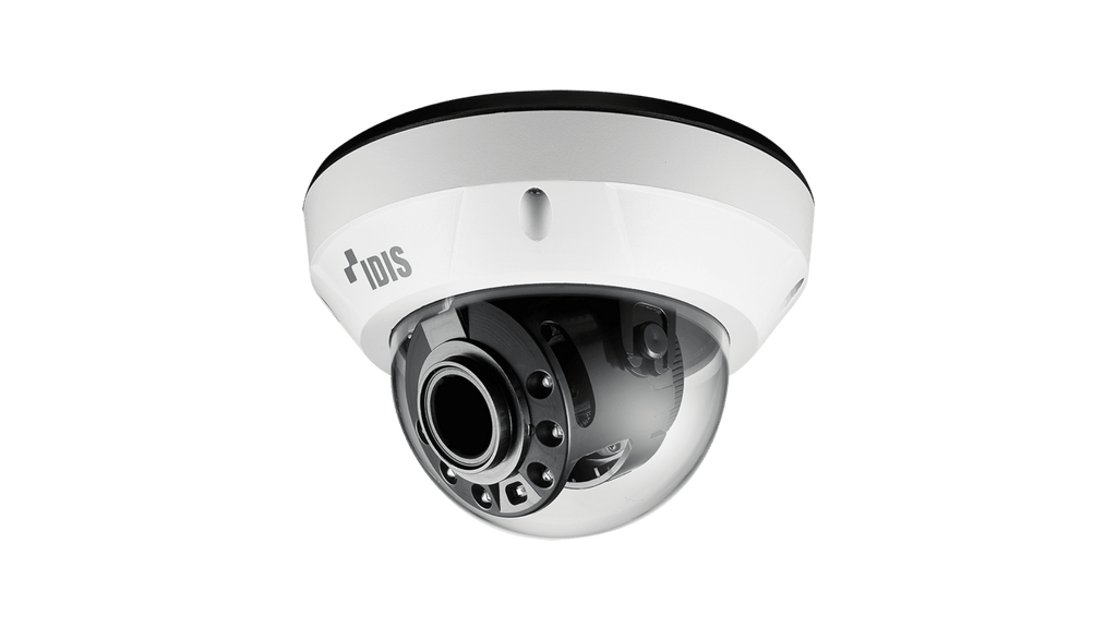 IDIS DC-D4236HRX-B H.265 2M IR Dome Camera,2.8 ~ 12mm,12VDC, PoE IEEE